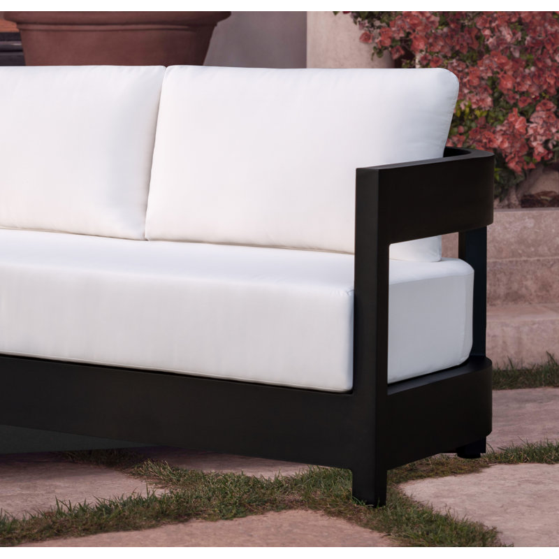 Joss & Main Everlee 98.4'' Metal Outdoor Patio Sectional | Wayfair