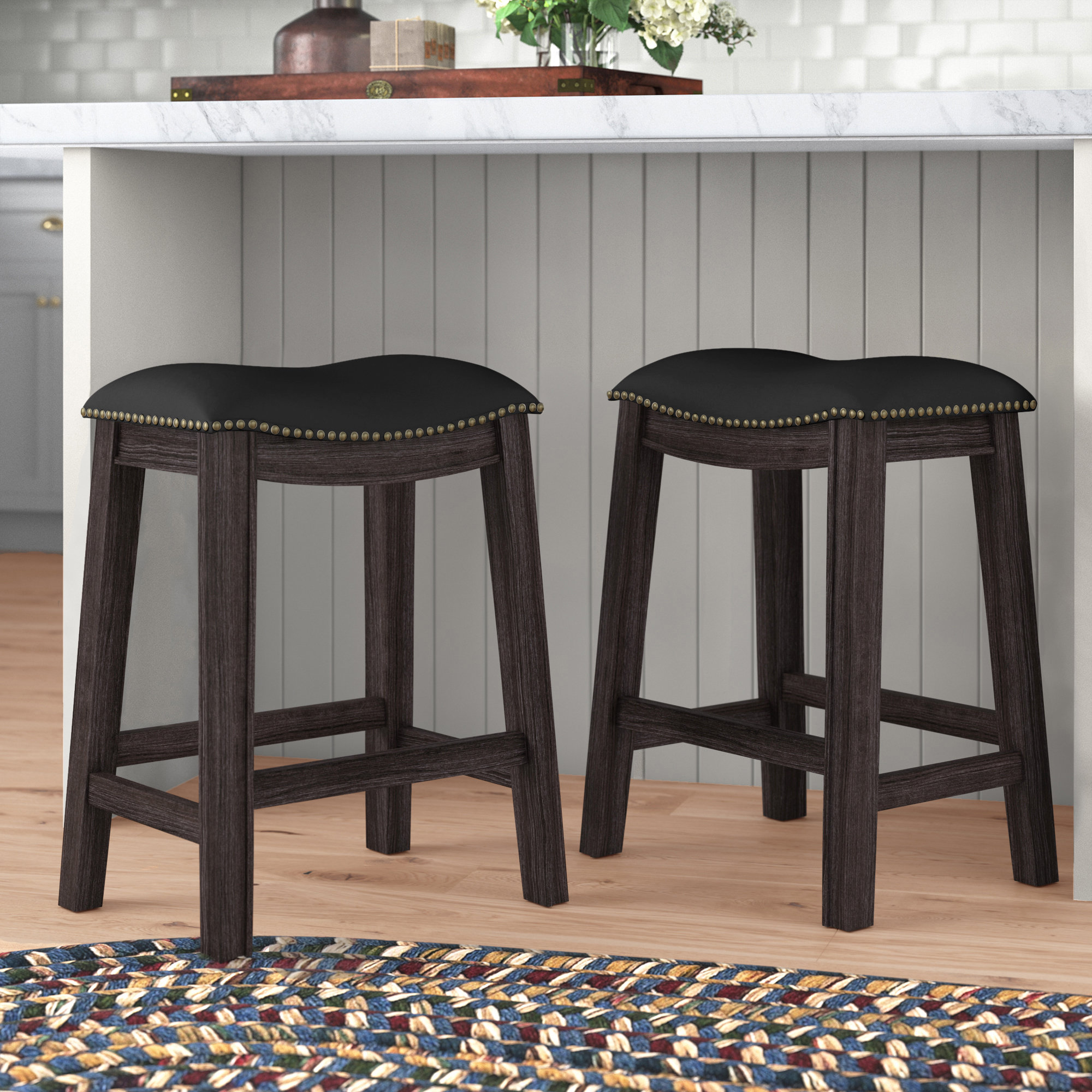 Three Posts™ Pepperidge Short, Counter & Bar Stool & Reviews | Wayfair