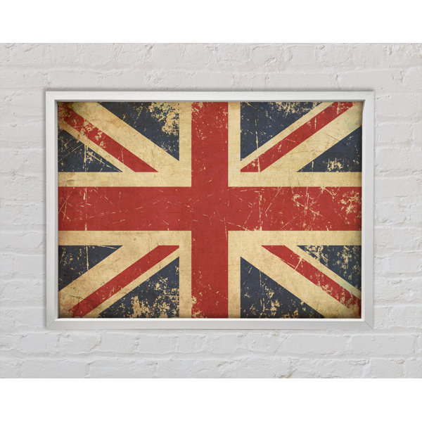 Bright Star Grunge Union Jack Erosion - Print | Wayfair.co.uk