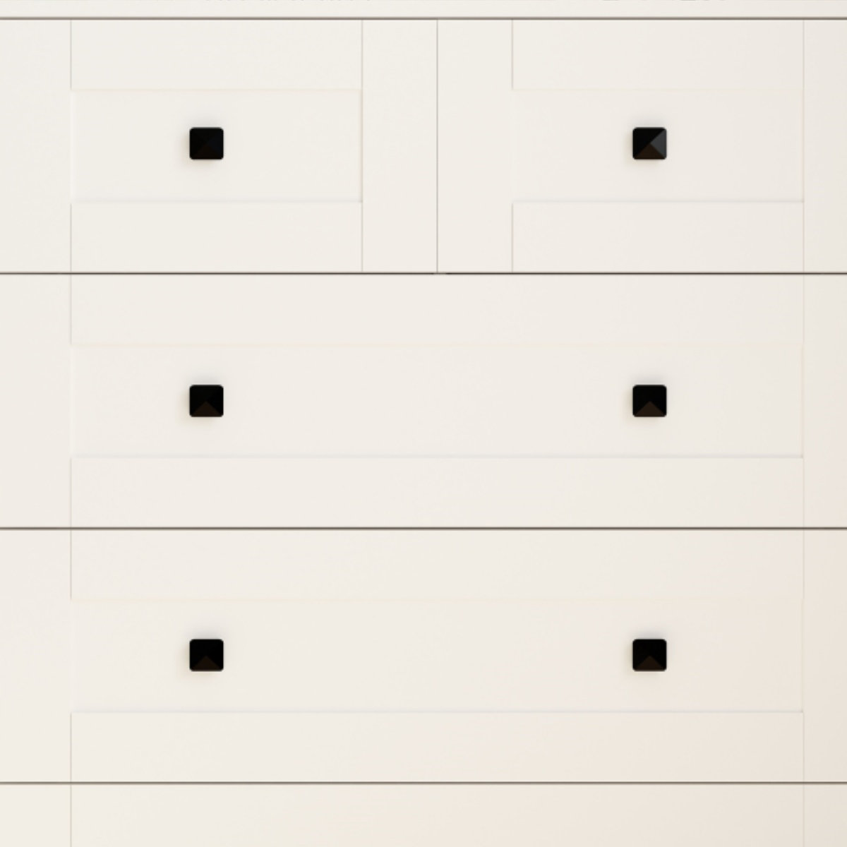 Ebern Designs Chest Of Drawer With 5 Drawers White Colour Farm Door ...