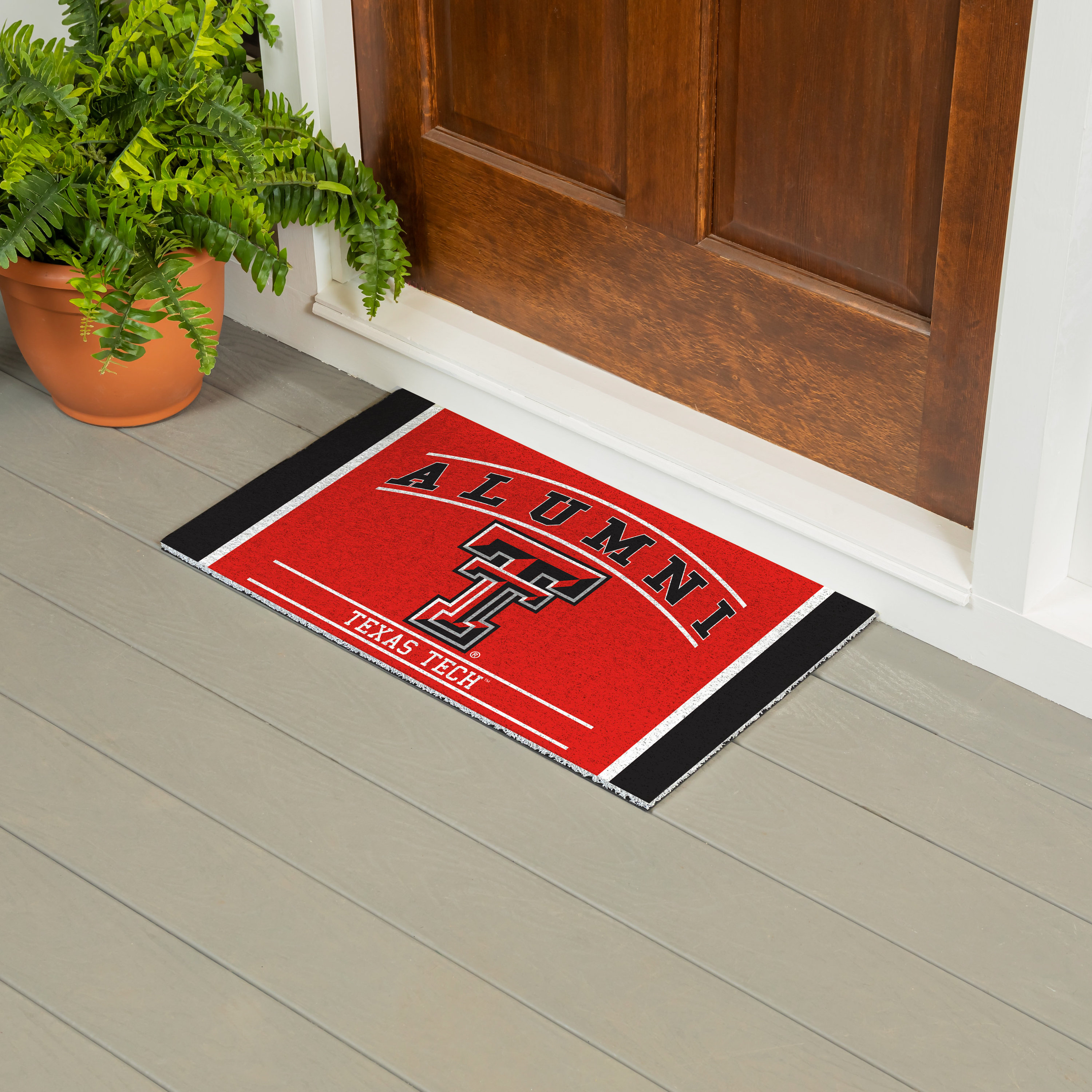 Ebern Designs Texas Tech University Alumni PVC Mat, 28"x16" | Wayfair