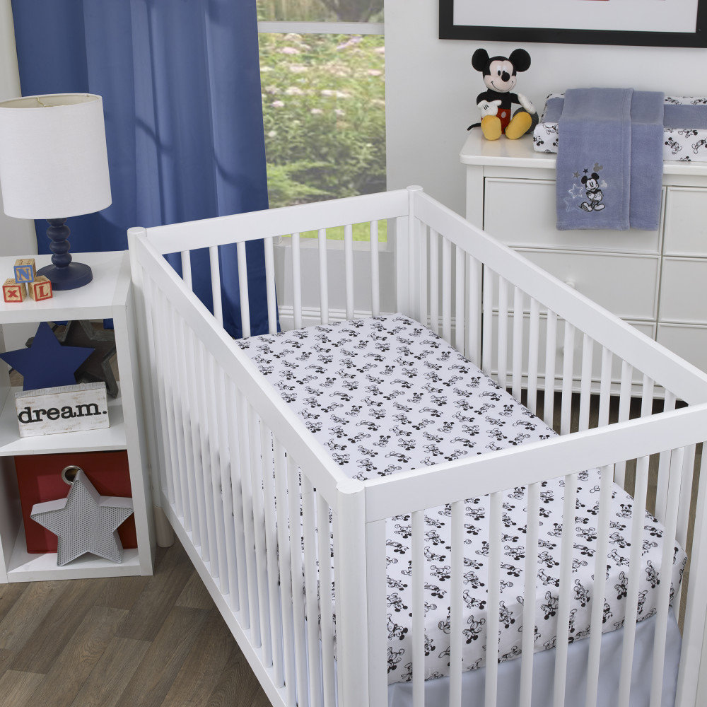Disney Mickey Mouse 3 Piece Crib Bedding Set | Wayfair