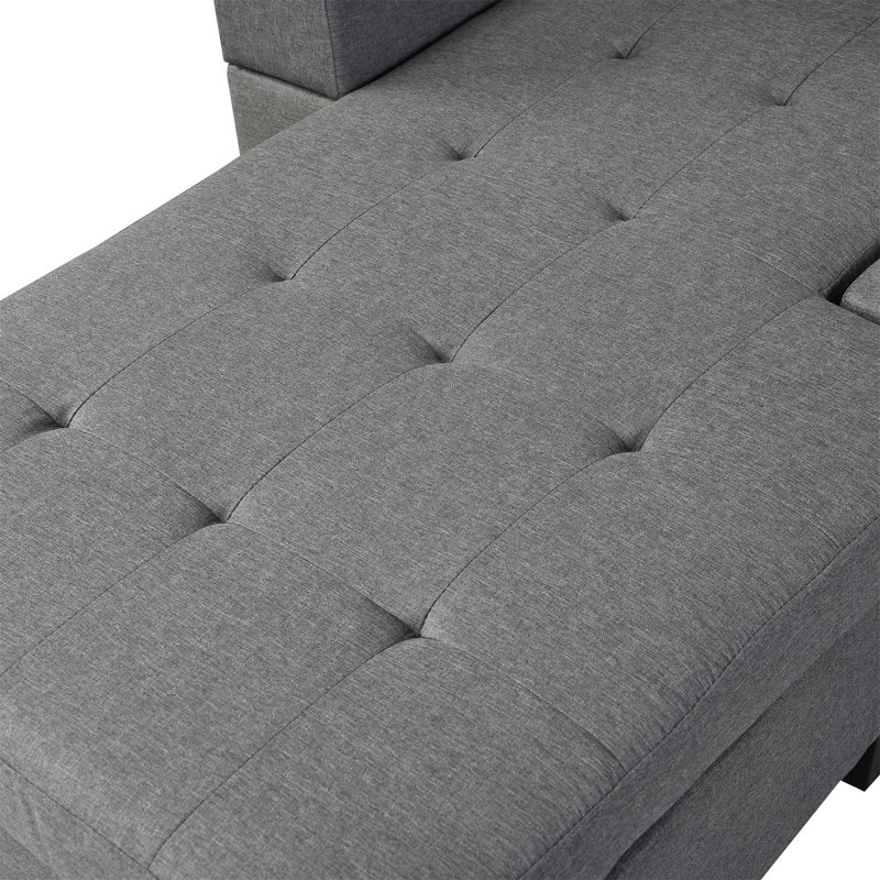 Latitude Run® Sectional Sofa with L Shape Chaise Lounge | Wayfair