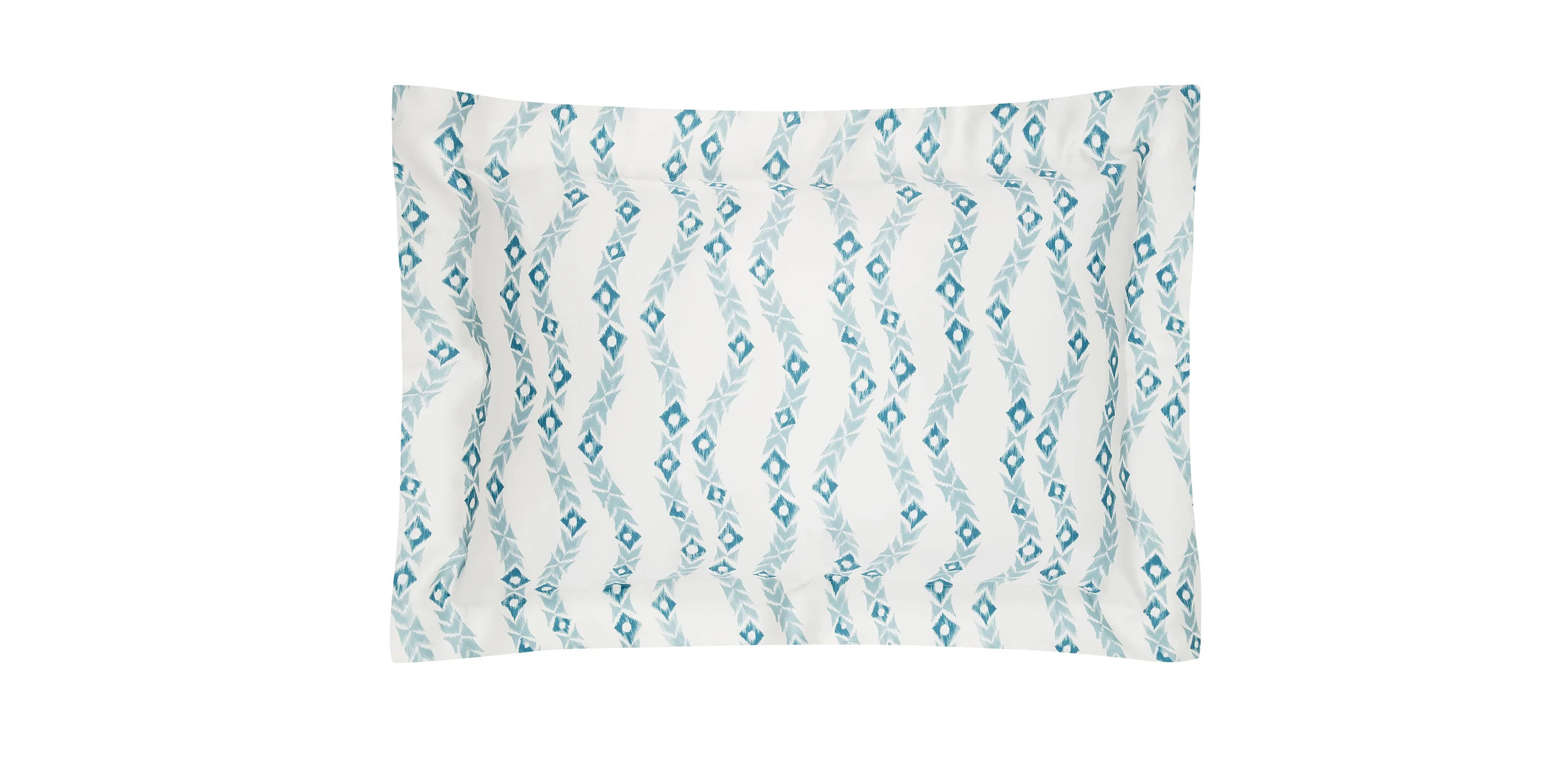 Gingerlily London Tangleweed Blue Silk Silk Pillowcase | Wayfair