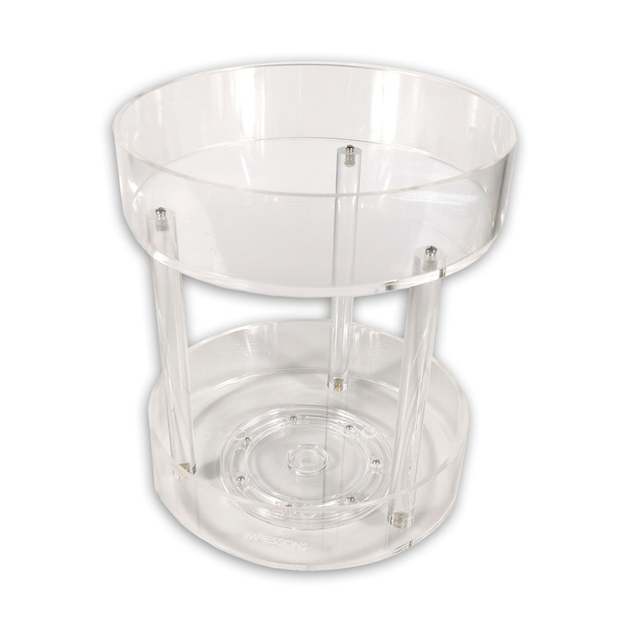Rebrilliant Mairene 2 Tier Rotating Acrylic Organizer Bathroom Counter ...