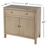 Joss & Main Celine 2-Door Solid Wood Accent Cabinet & Reviews | Wayfair