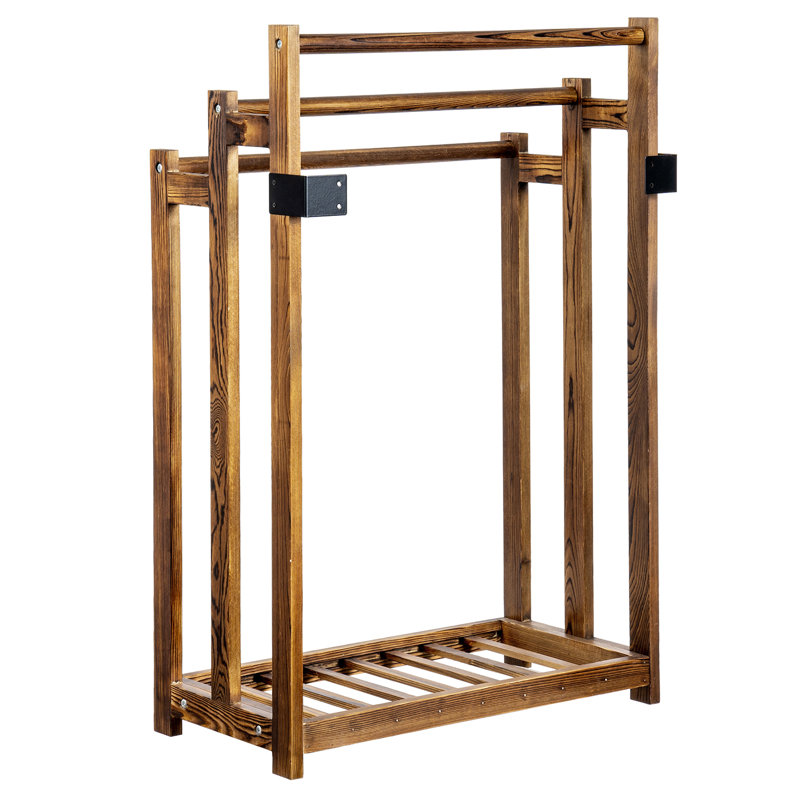 Loon Peak® Solid Wood Quilt Rack & Reviews | Wayfair