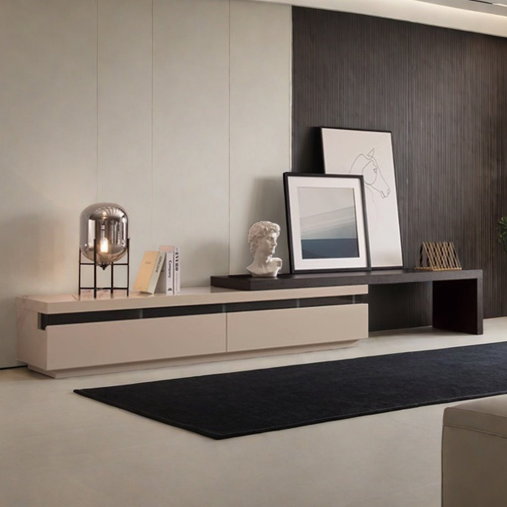 Trentastic Trails Minimalist design sense retractable TV cabinet | Wayfair
