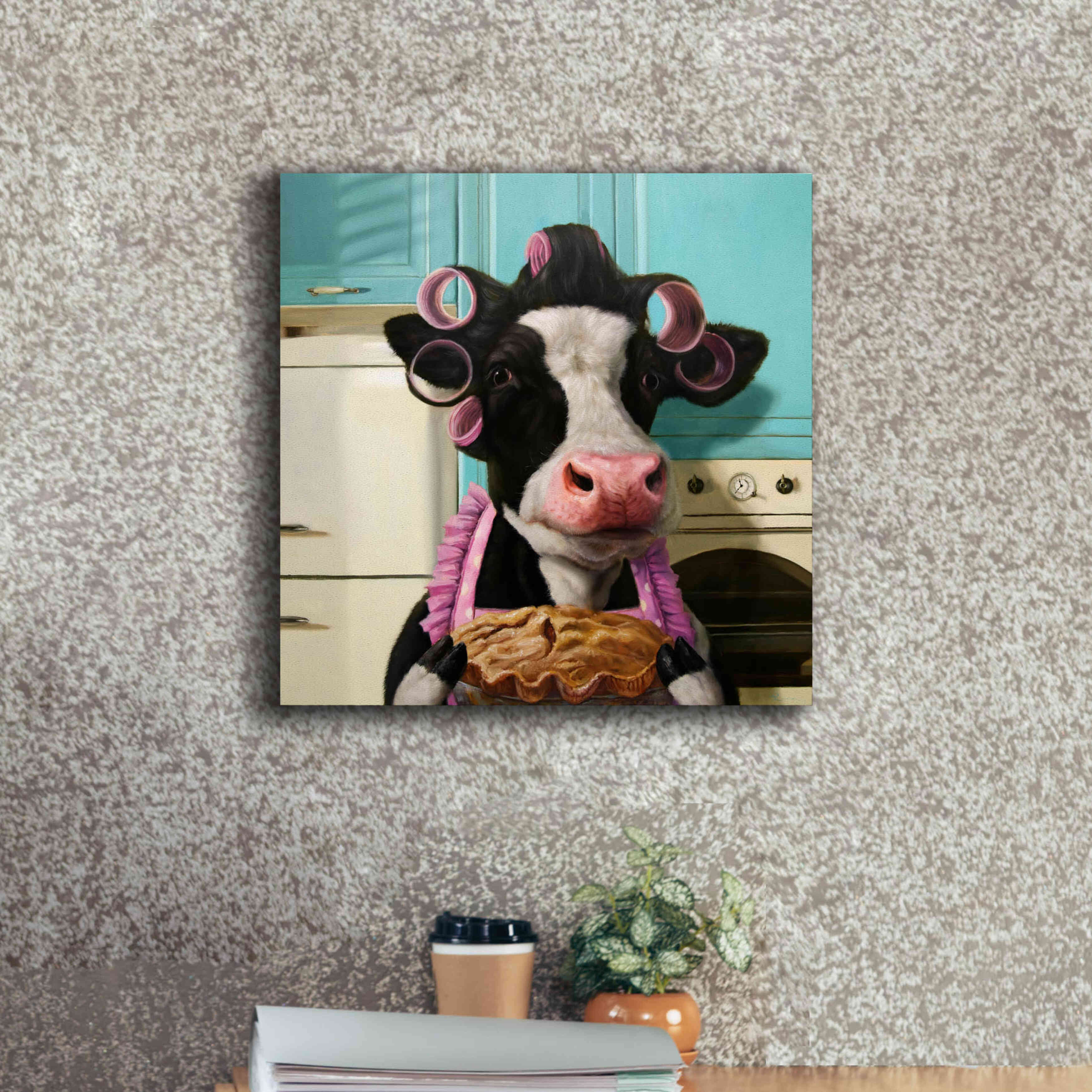Trinx Cow Pie by Lucia Heffernan - Wrapped Canvas Print | Wayfair