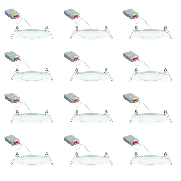 Juno 4-Inch LED Wafer Downlight, 2700K to 5000K Switchable Colour ...