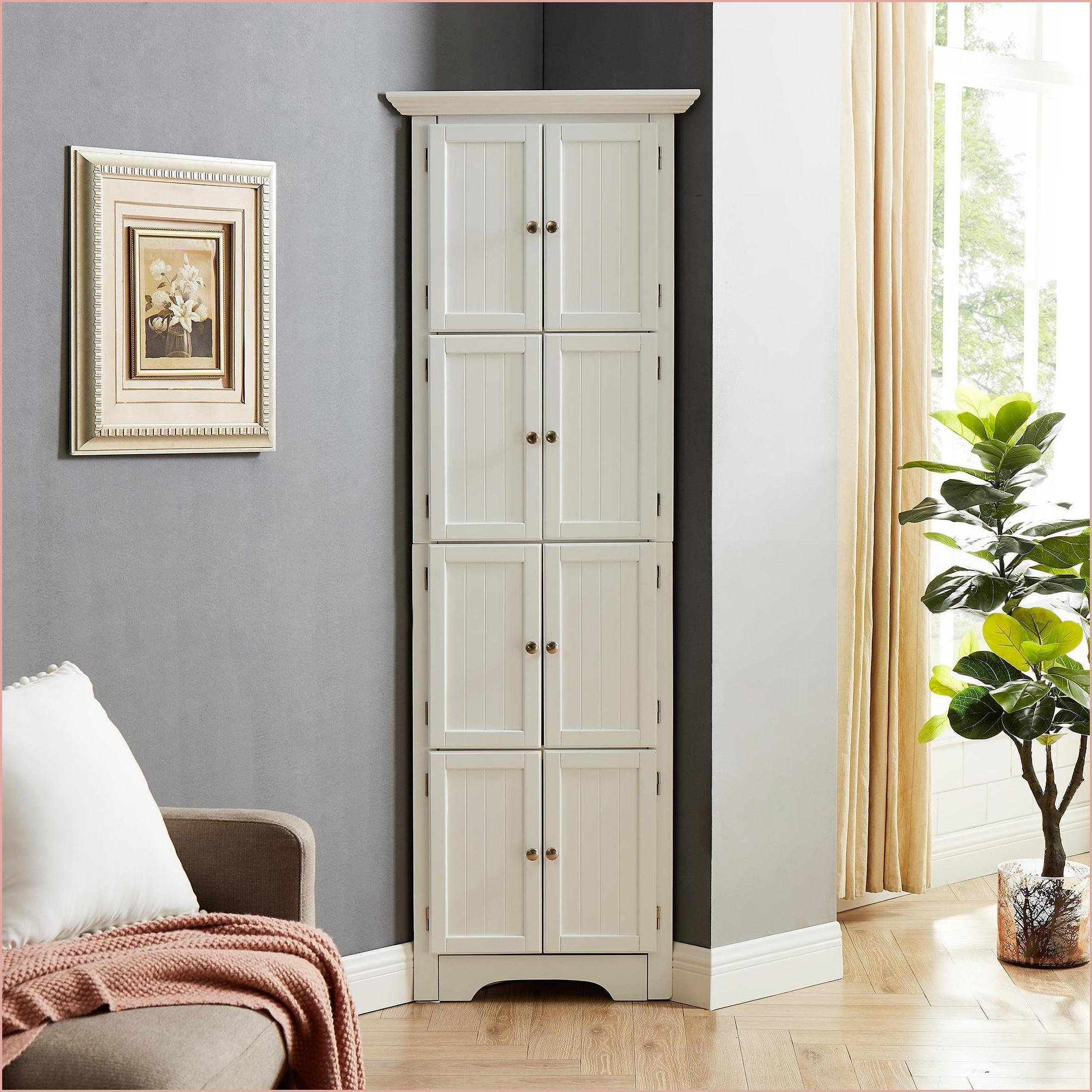 Ebern Designs Cabinets with Doors & 4 Shelves, Snow White 20.6”L x 12. ...