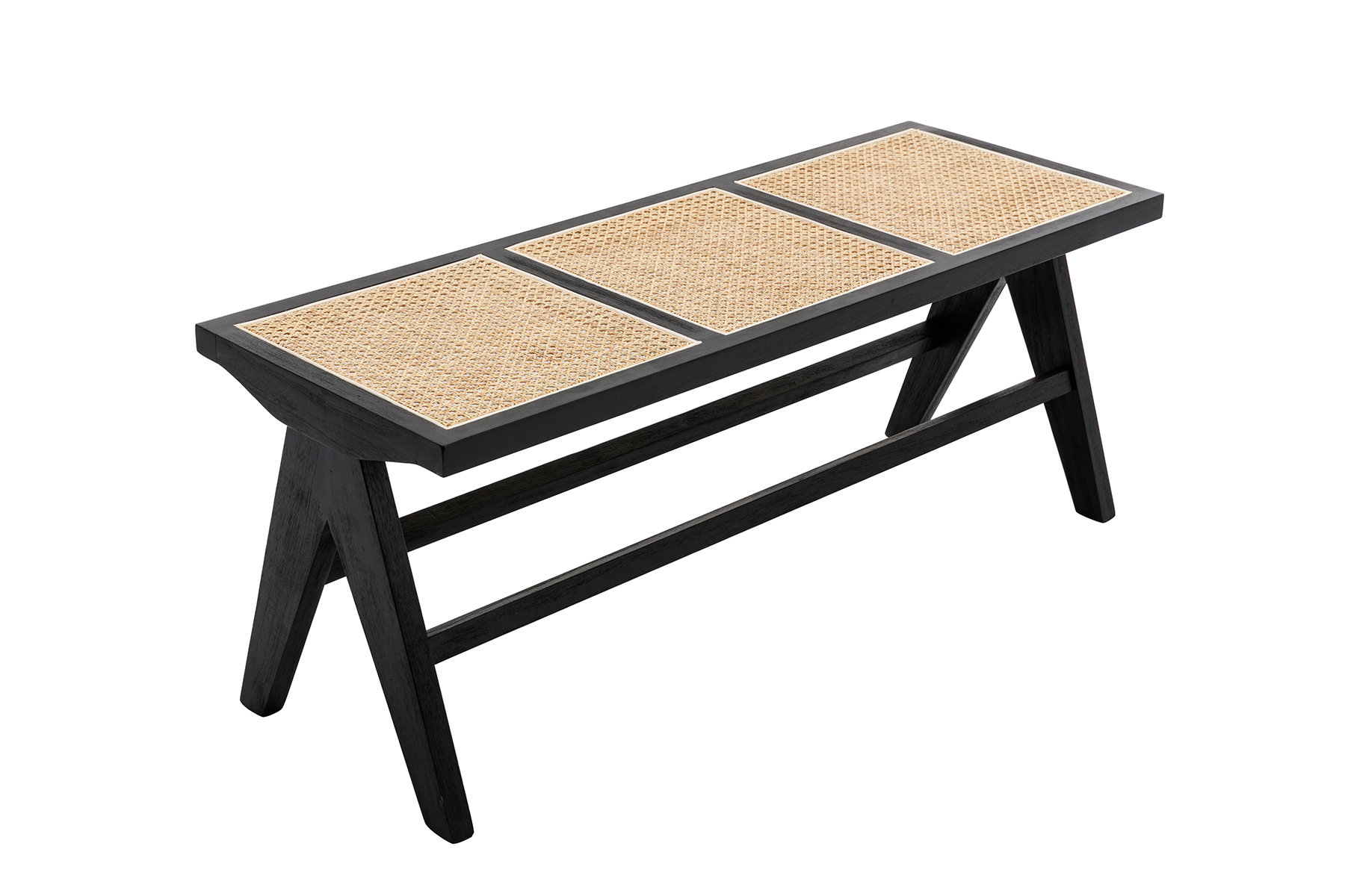 Bay Isle Home™ 42" Rattan Entryway Bench with Footrest, Itasca Dining ...