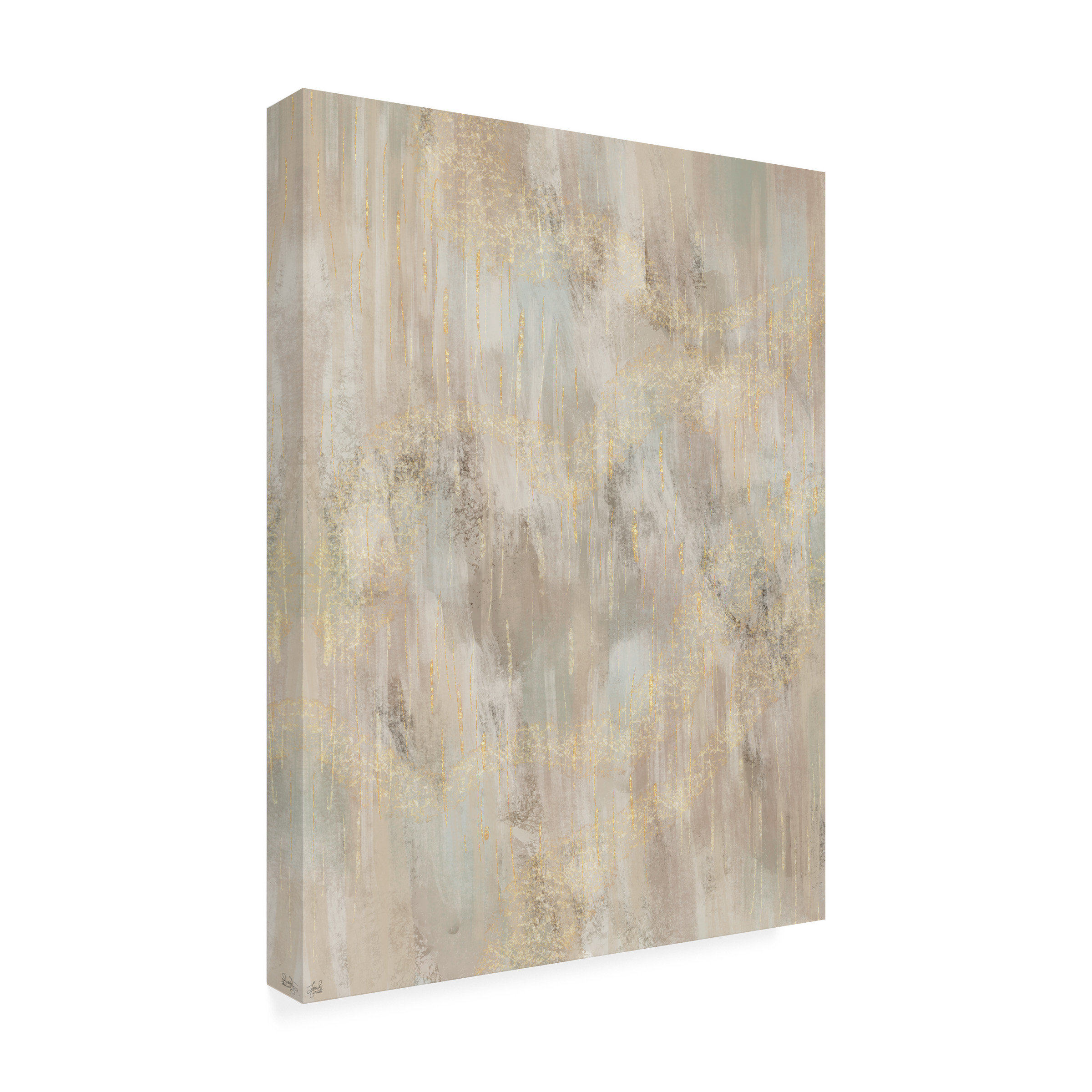 17 Stories Kimbla Soft Accents Framed On Canvas Print | Wayfair