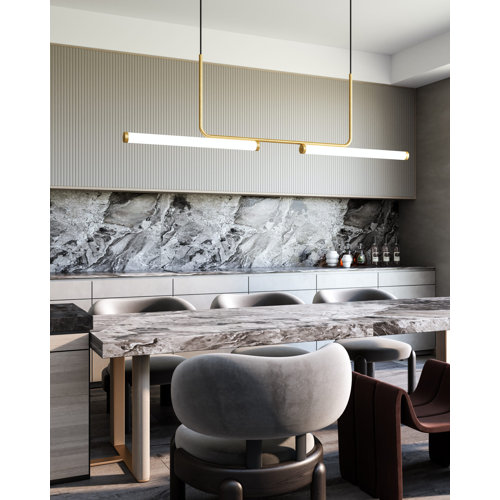 Kuzco Lighting Vesper 1 - Light LED Kitchen Island Pendant | Wayfair