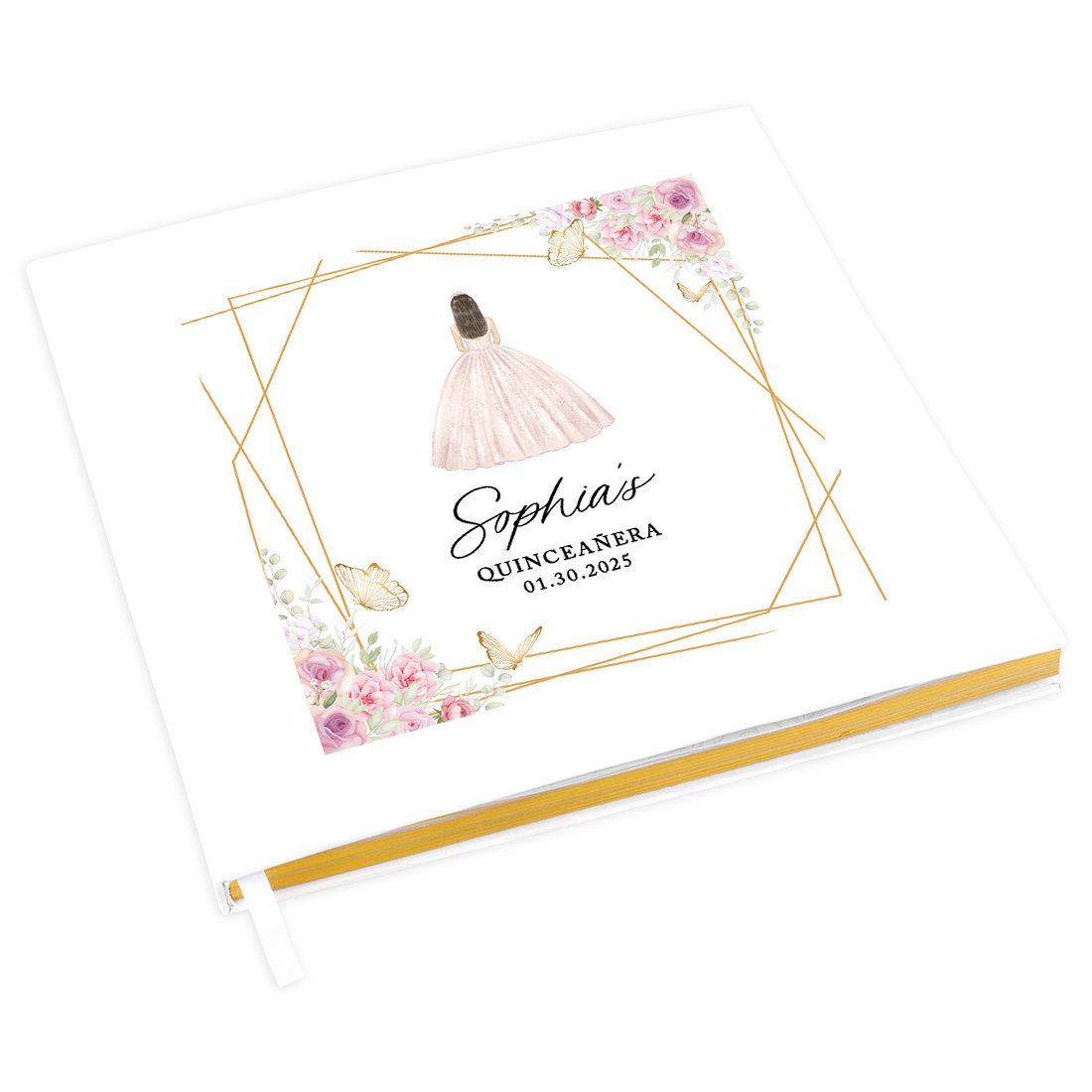 Koyal Wholesale Custom Quinceañera Guest Book | Wayfair
