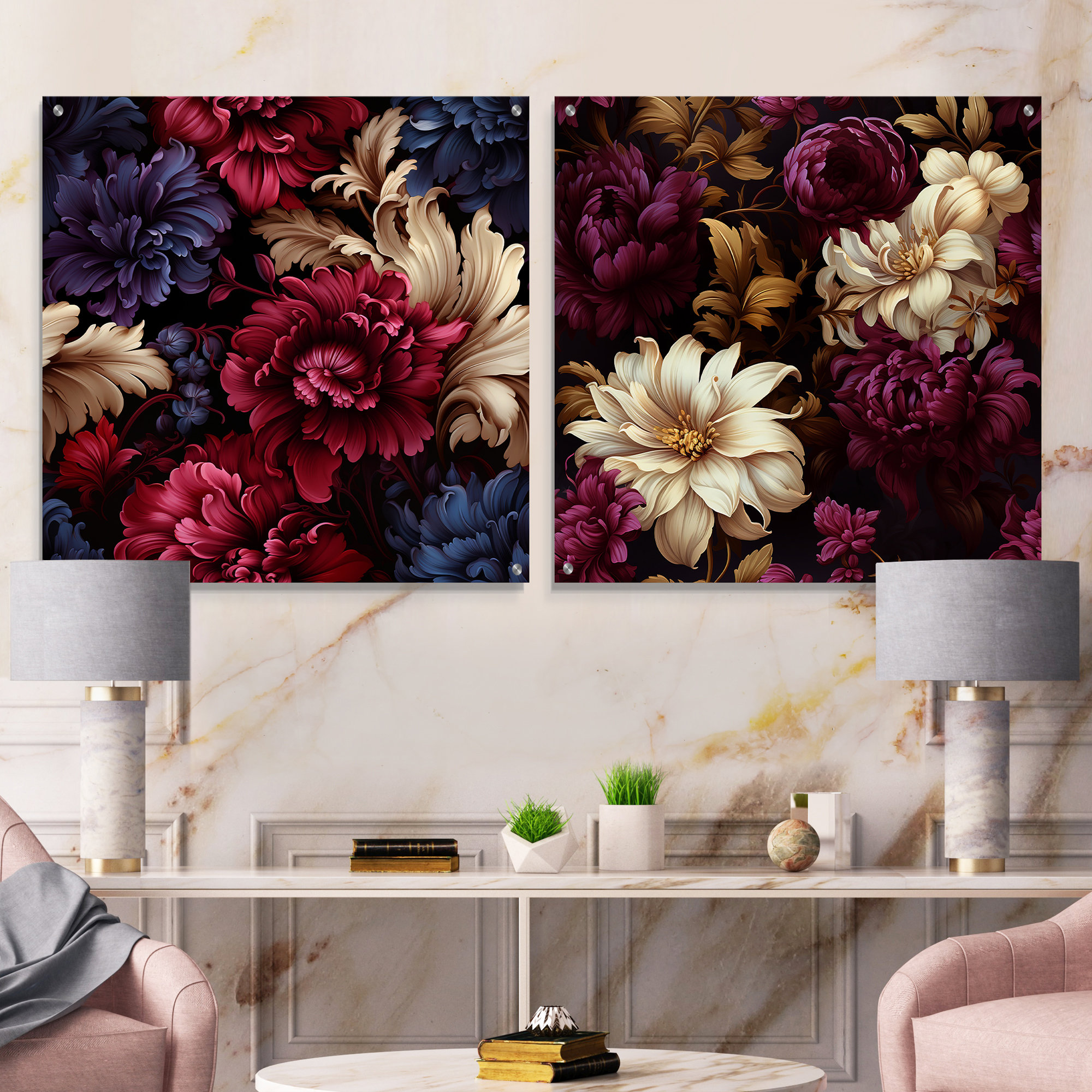 Lark Manor™ Victorian Renaissance Revival Victorian Pattern - Floral ...