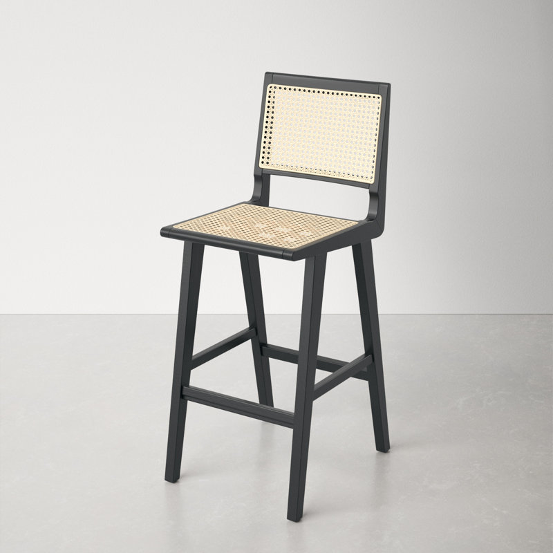 AllModern Atticus Cane Bar & Counter Stool & Reviews | Wayfair