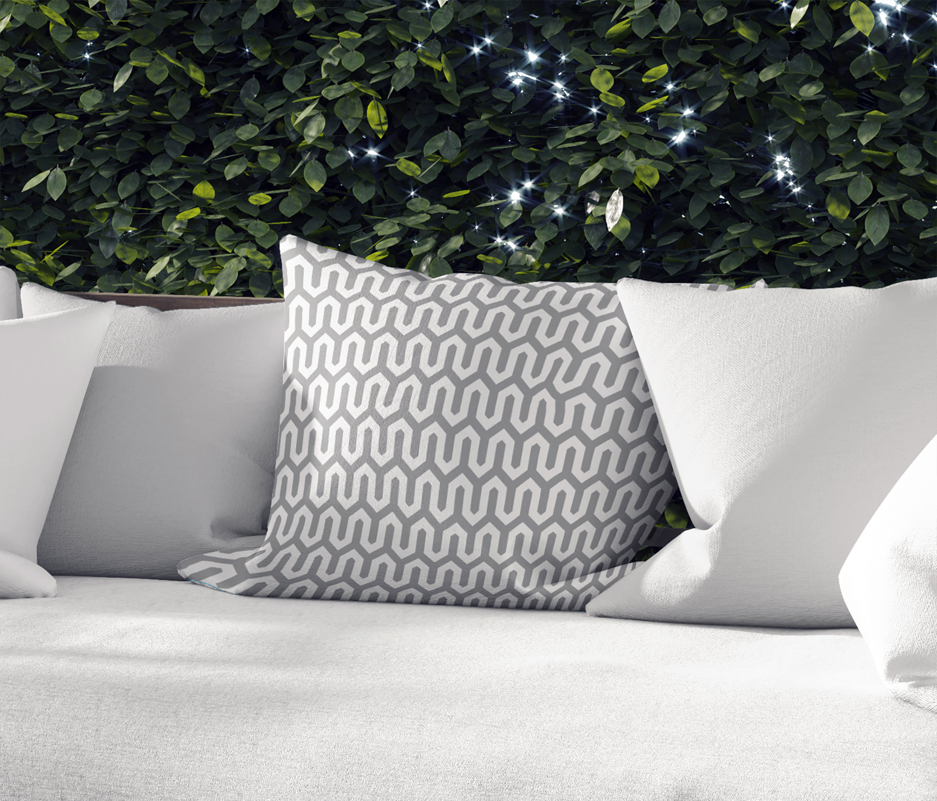 KAVKA DESIGNS Cotton Indoor / Outdoor Geometric Pillow | Wayfair