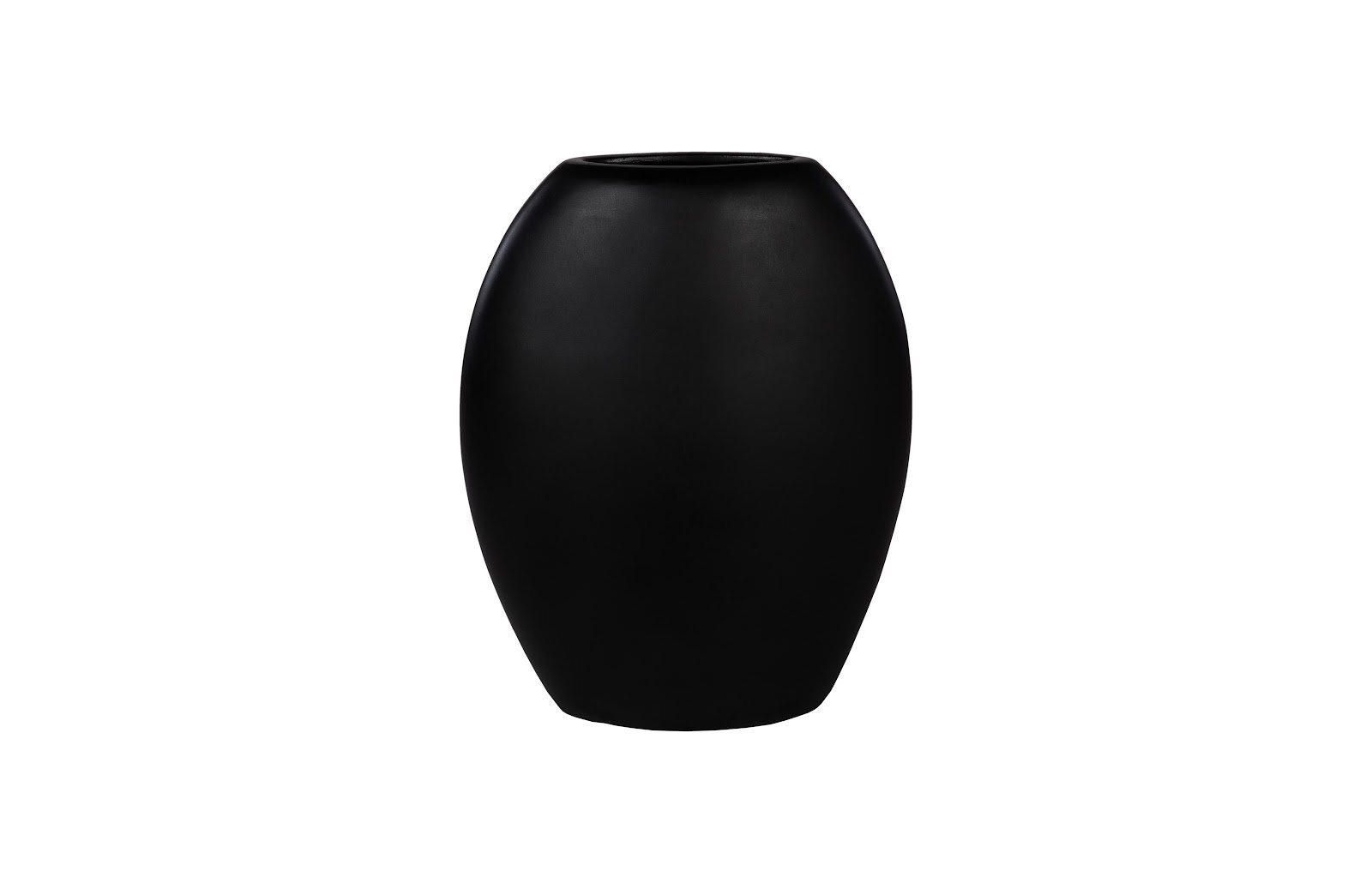Phillips Collection Pod Vase, Large, Black Matte | Perigold