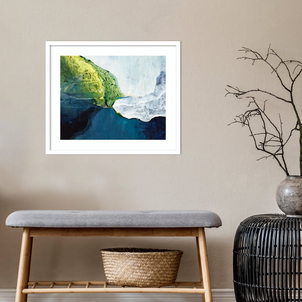 Orren Ellis Earthy Collision By Kari Taylor Wood Framed Wall Art Print ...