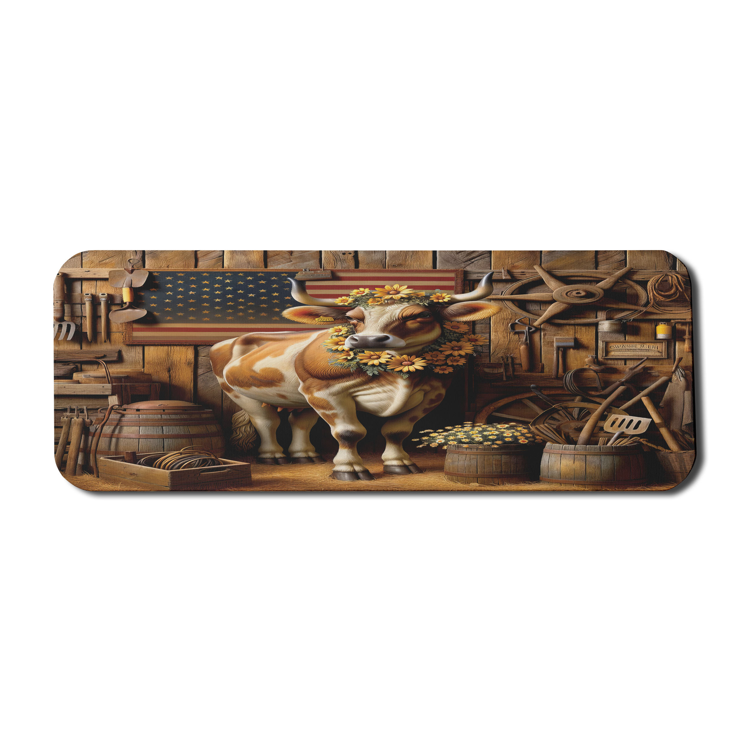 Charlton Home® Delianys Rubber Desk Pad | Wayfair