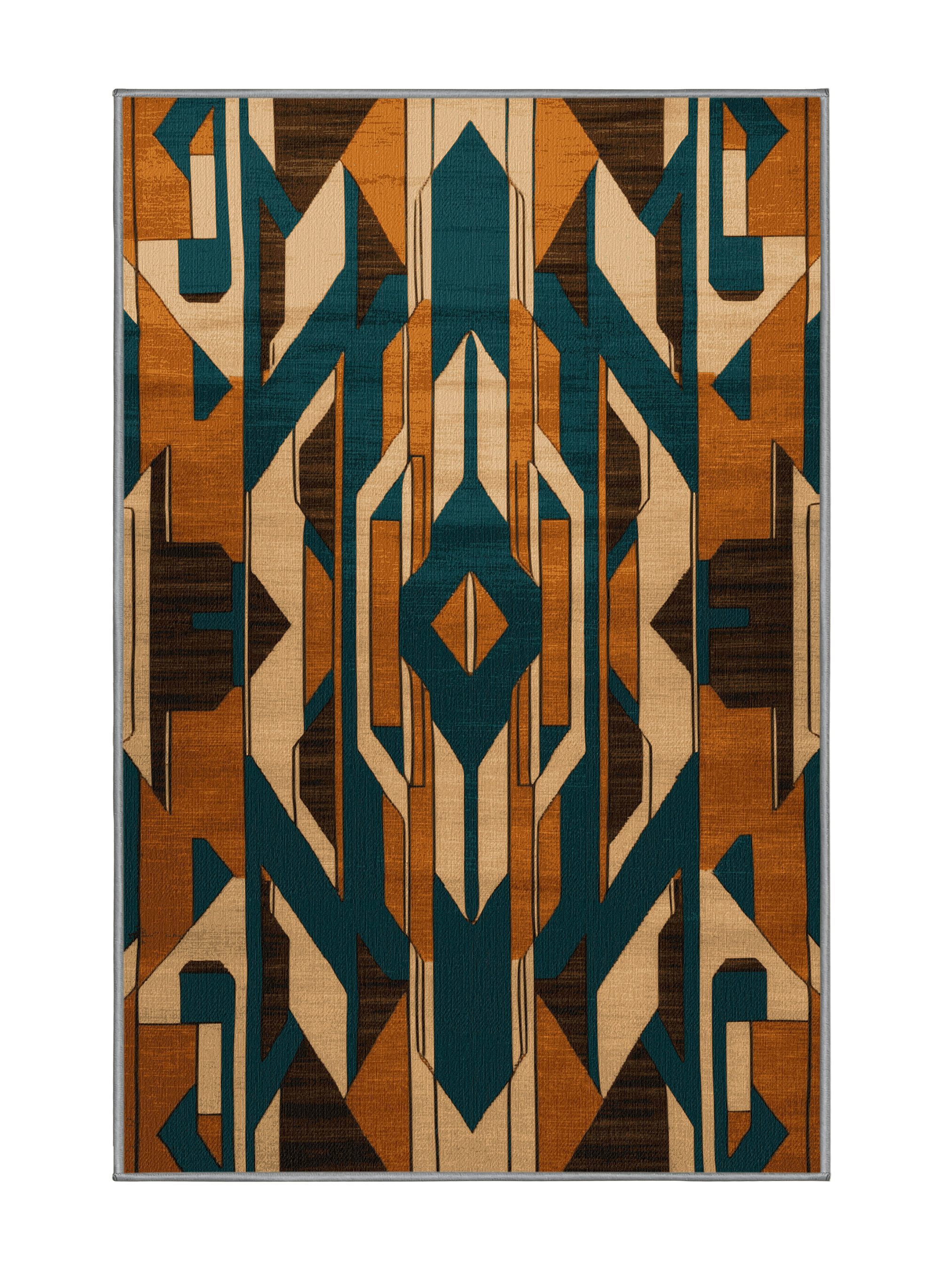 East Urban Home Machine Washable Art Deco Gray Area Rug | Wayfair