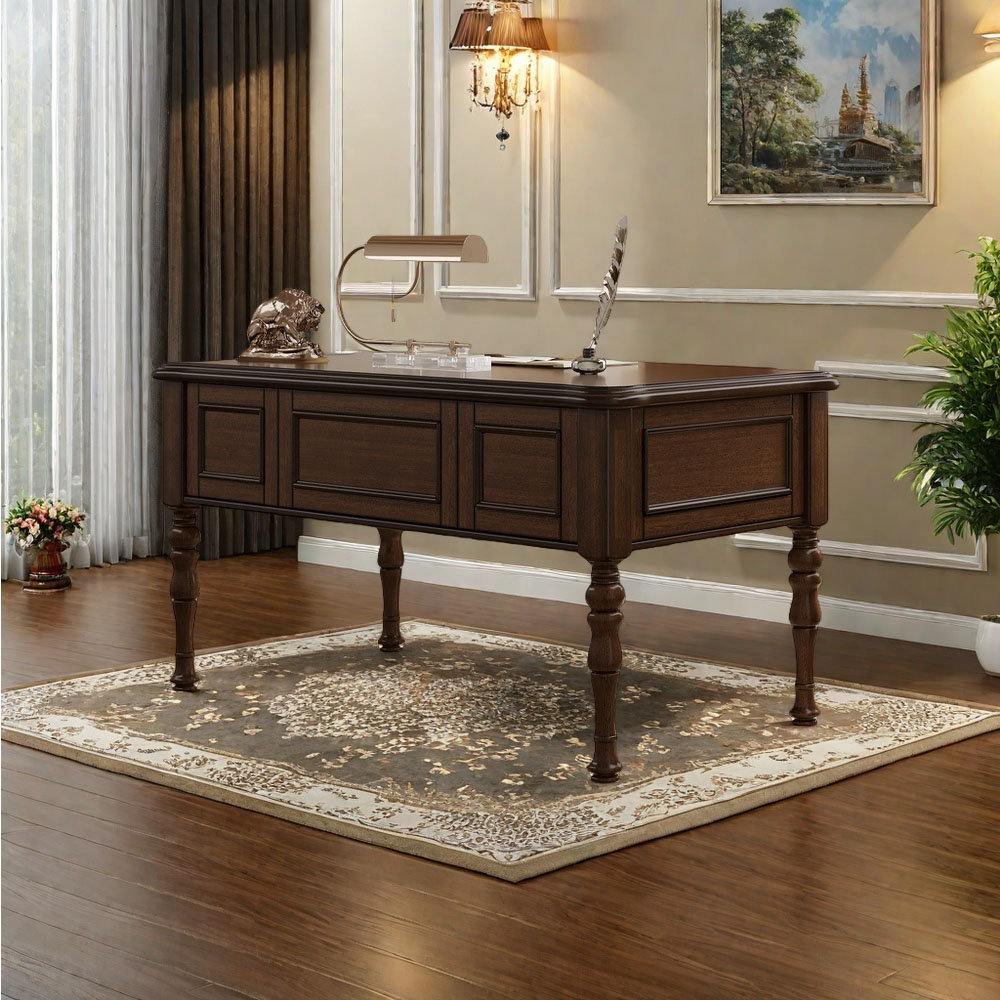 Charlton Home® American style retro sturdy desk | Wayfair