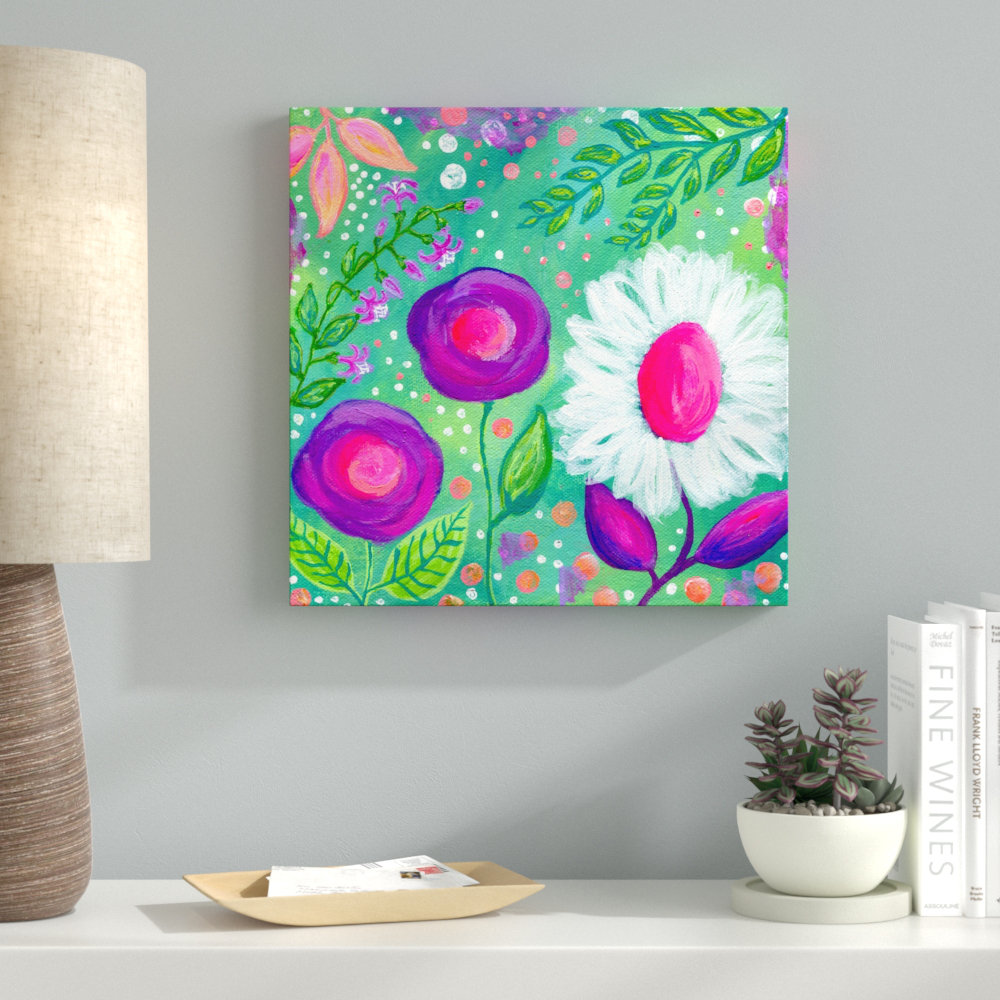 Latitude Run® Flowers for Lydia by Jill Lambert - Print on Canvas ...
