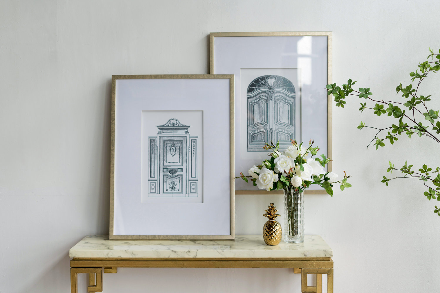 Astoria Grand Set of 2 Fake Pencil Architectual Wall Art | Wayfair