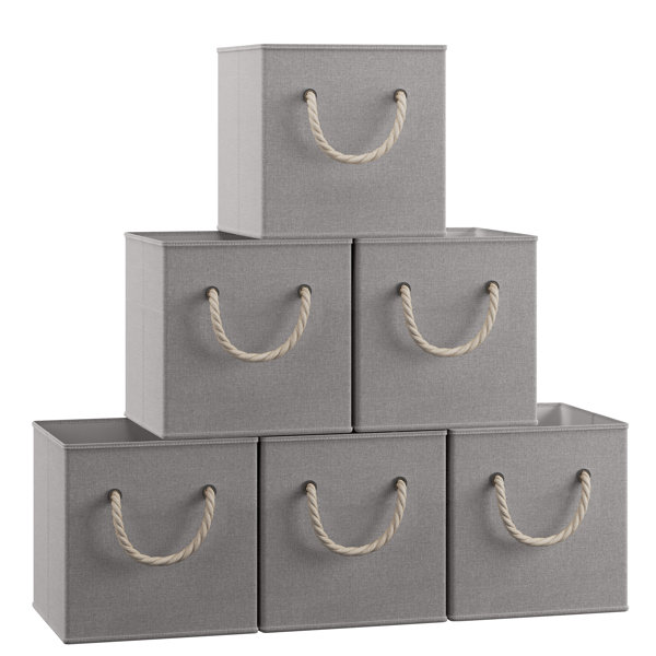 Breakwater Bay Foldable Collapsible Fabric Box & Reviews | Wayfair