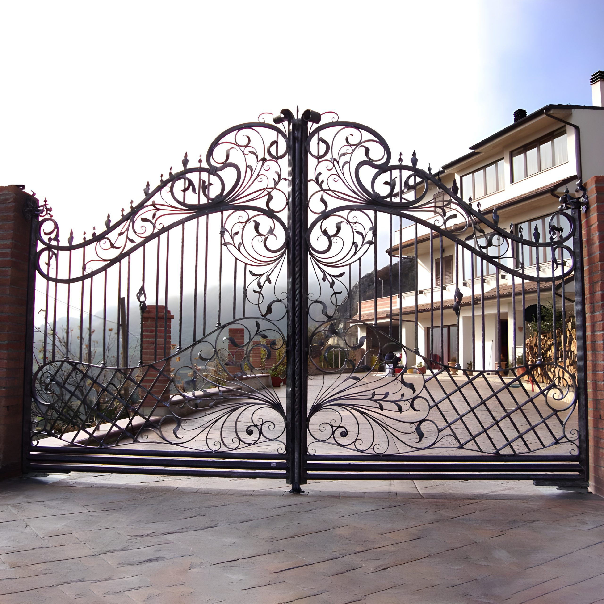 TAIMCO Royal Metal Entrance Driveway Gate - Wayfair Canada