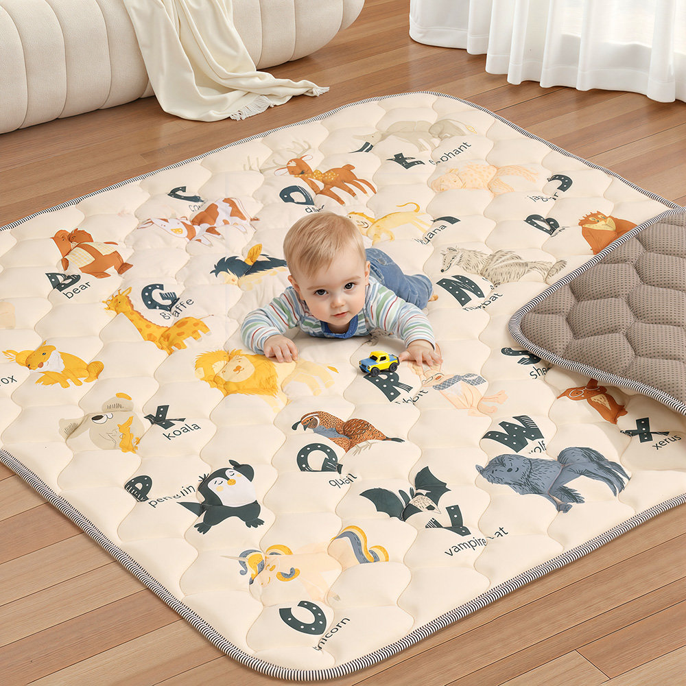 Toocapro Baby Play Mats For Floor, 50"x50"/71"x79" Extra Thicker ...