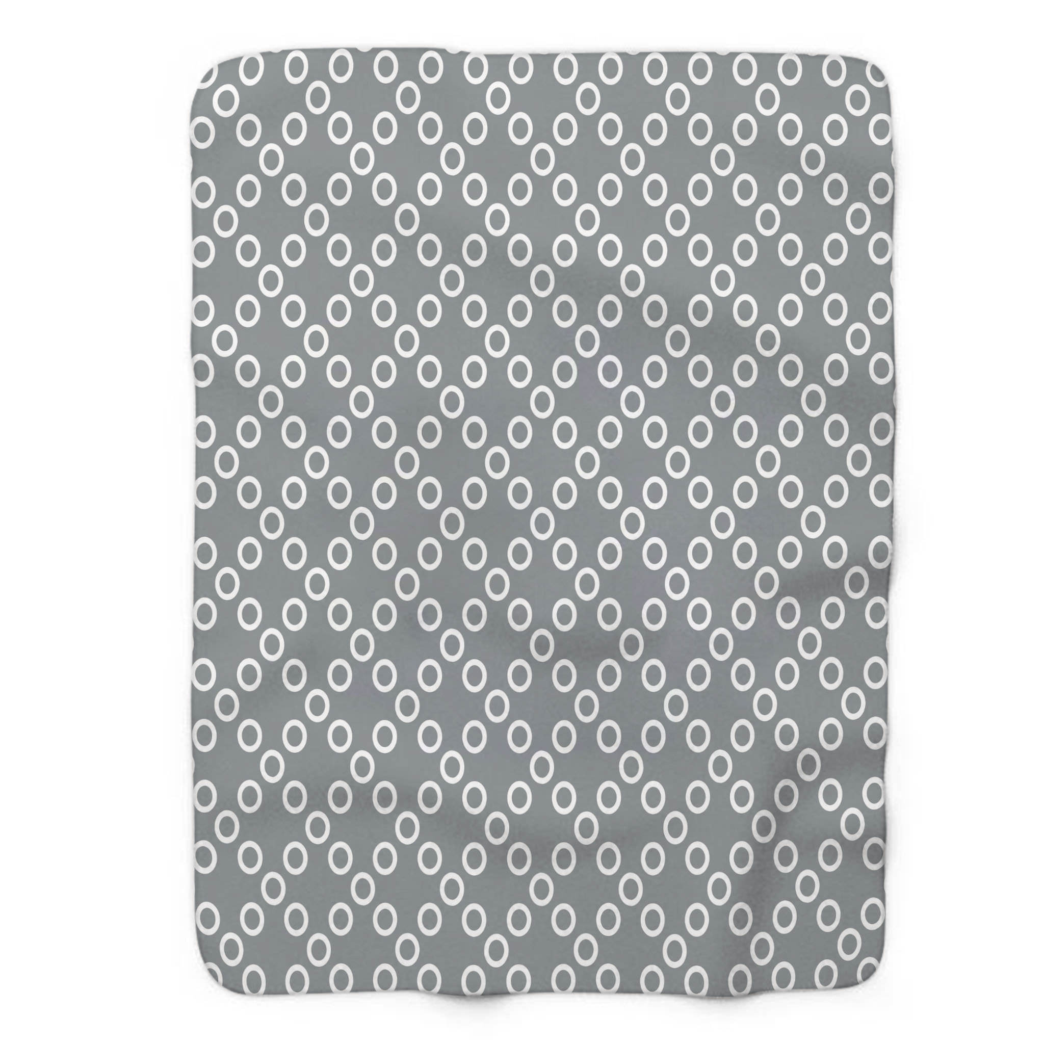 MentionedYou Grey Dots - 1 Piece Premium Sherpa Blanket | Wayfair