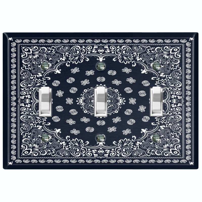 WorldAcc 3-Gang Toggle Light Switch Wall Plate | Wayfair