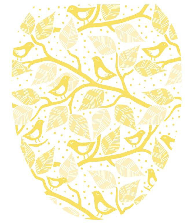 Toilet Tattoos Yellow Partridge Birds Toilet Seat Decal – Toilet ...