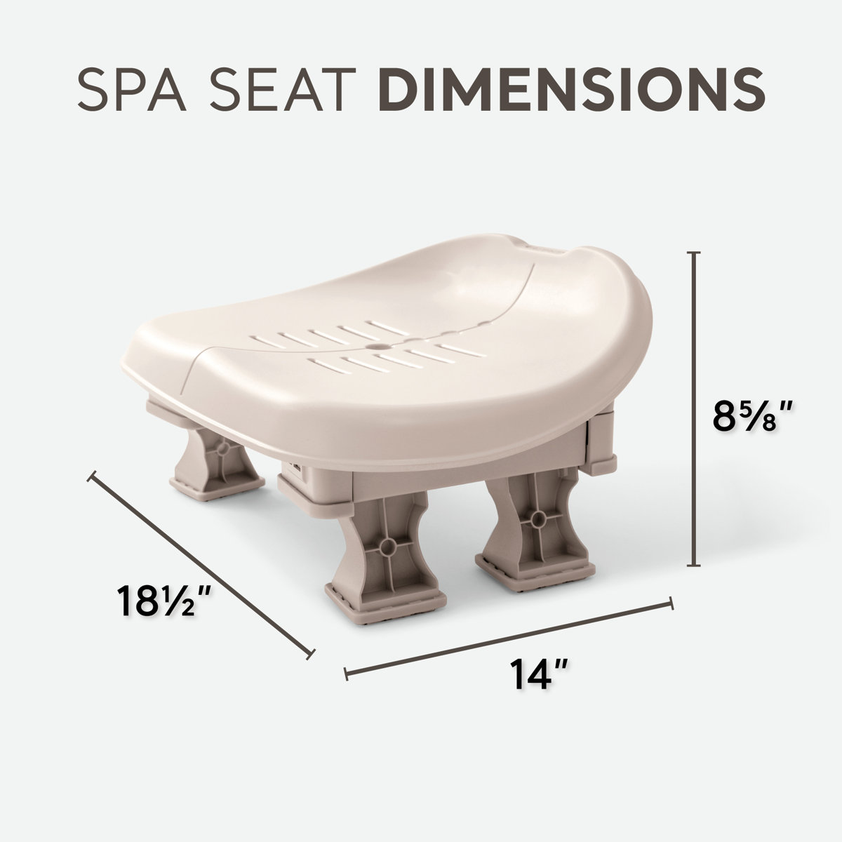 Intex Removable Slip-Resistant Seat for Inflatable PureSpa Hot Tub Pool ...