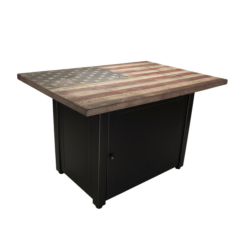 Endless Summer, The Americana, 40" x 28" Rectangle LP Gas Outdoor Fire ...