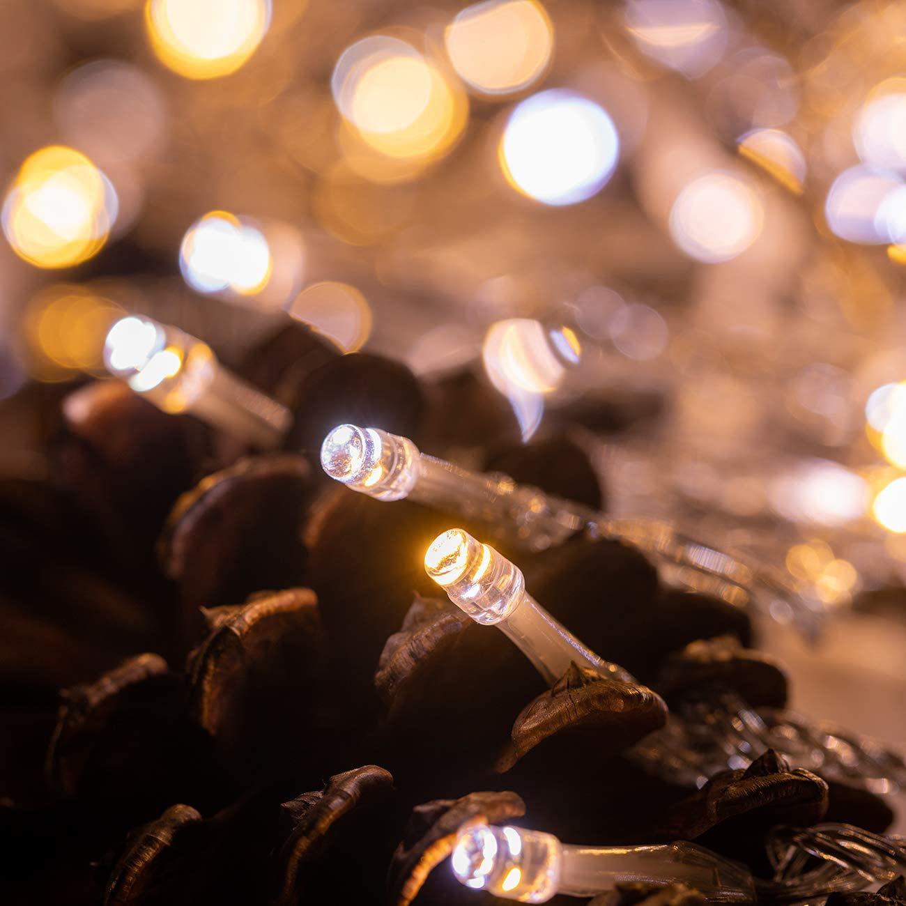 The Holiday Aisle® 200 LED 66 FT Christmas Fairy String Lights for ...