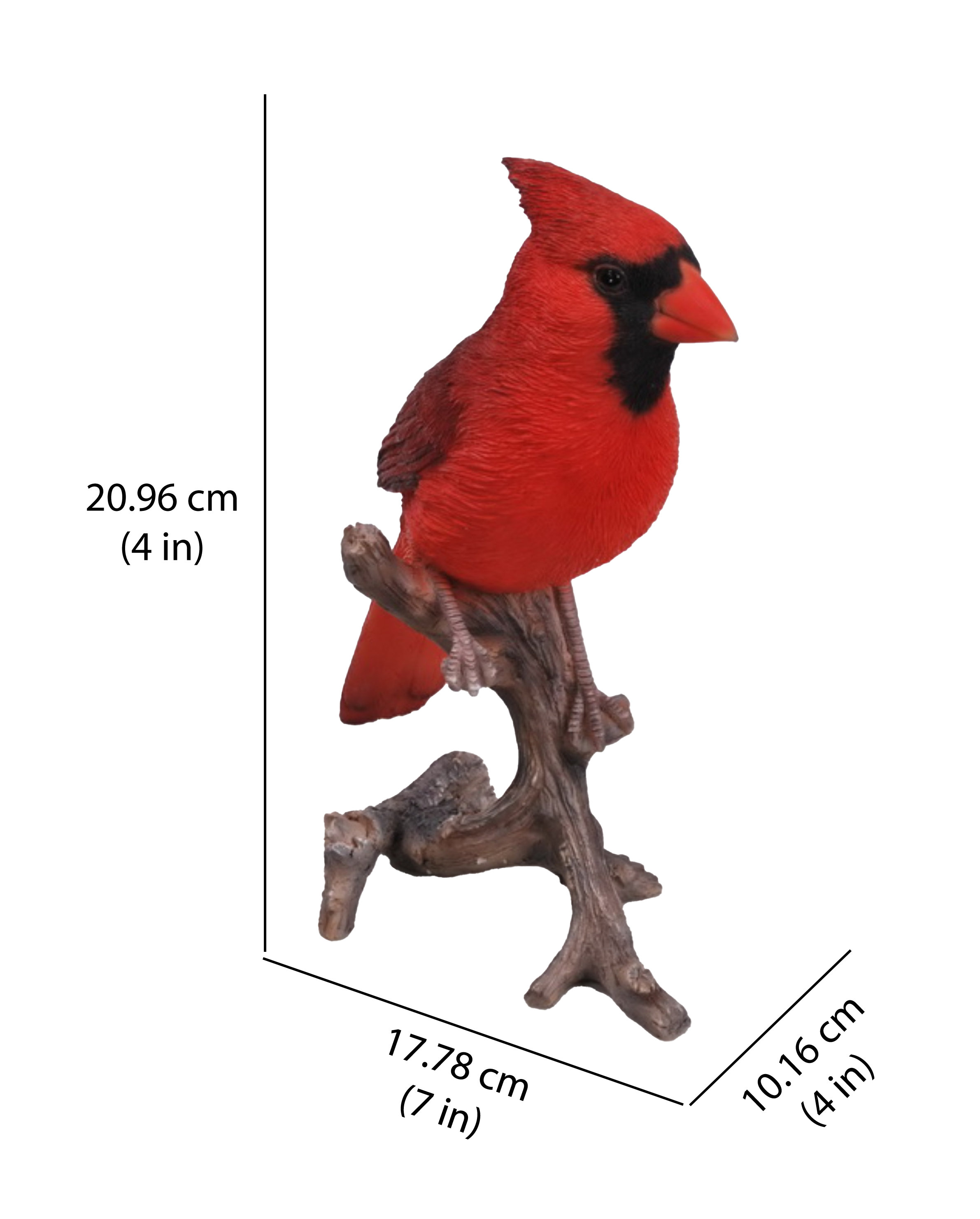 Hi-Line Gift Ltd. Cardinal on Branch Statue & Reviews | Wayfair