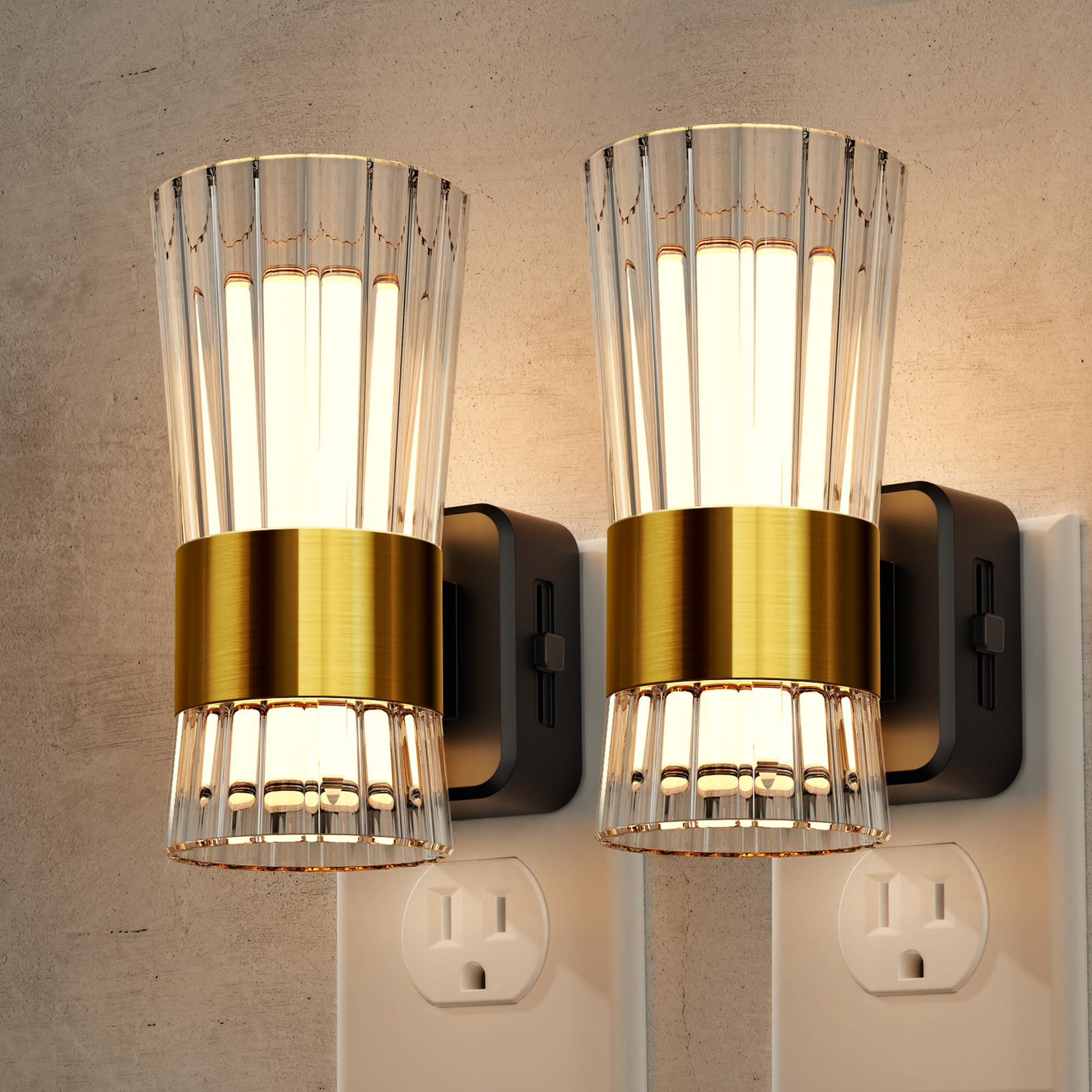 APPENIN WINTER PARK CORP Night Lights Plug Into Wall, Dimmable LED ...