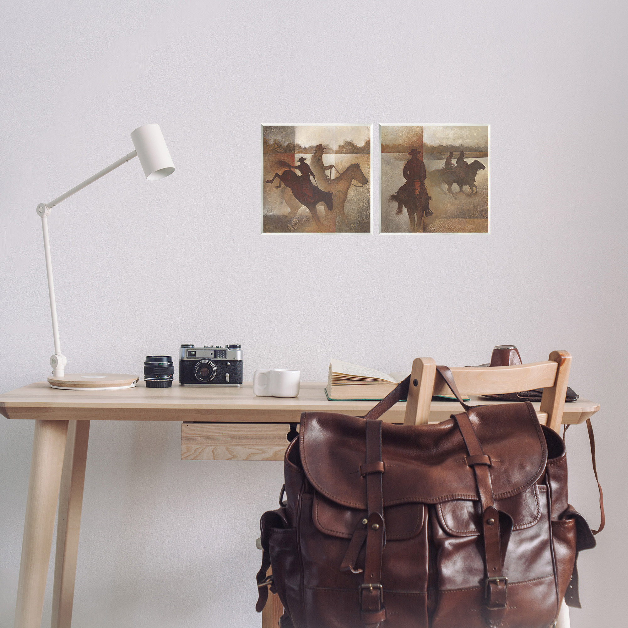 Union Rustic Rodeo Cowboy Silhouette 2 Piece Wall Plaque Art Set by ...