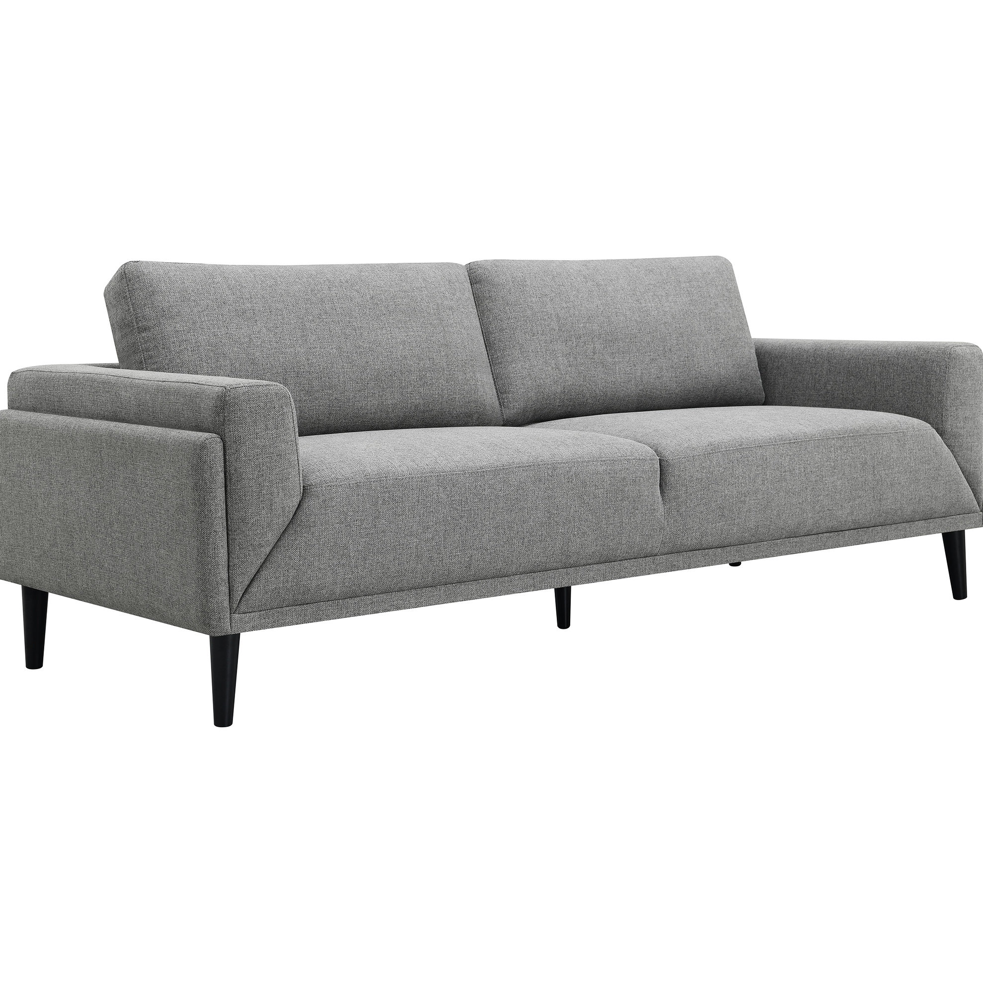 Latitude Run® Grey Track Arms With Reversible Backs, Pocket Coil ...