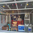 Suncast 8 ft. x 7 ft. Cabana Entertainment Shed & Reviews | Wayfair