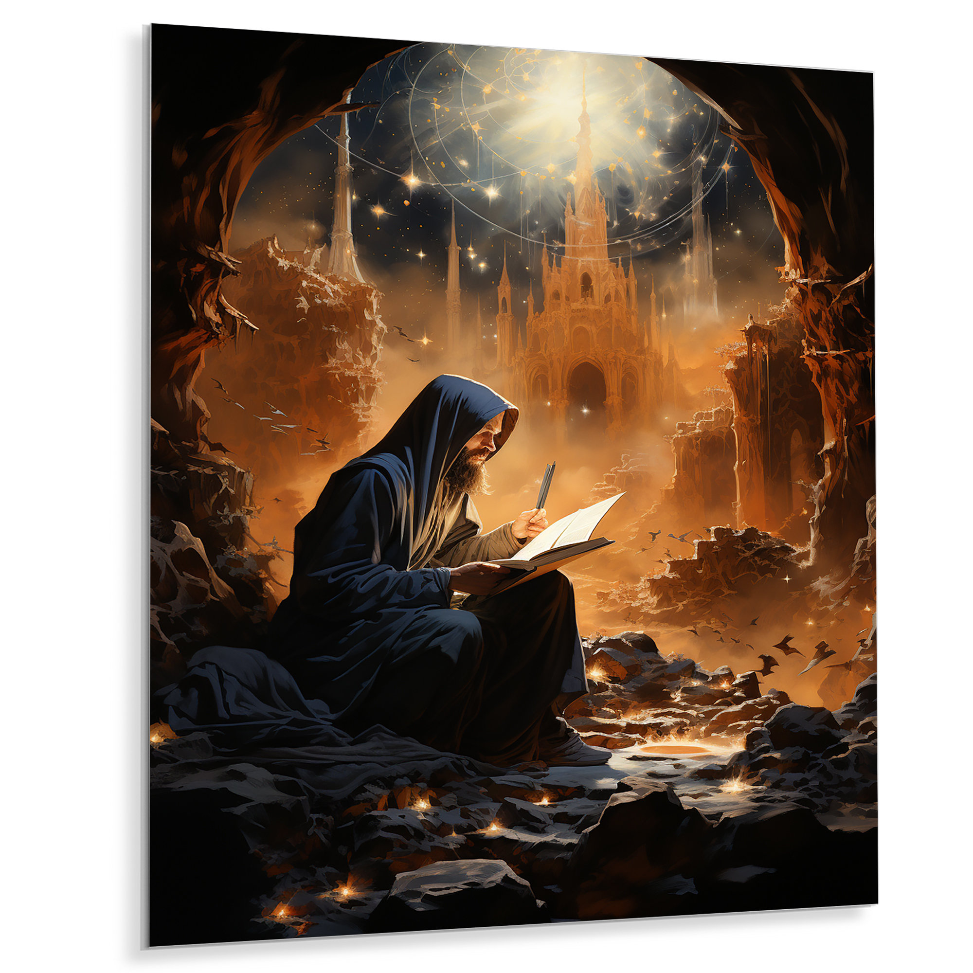 Latitude Run® Islam Art Quran Revelation II - Portrait Metal Wall Art ...