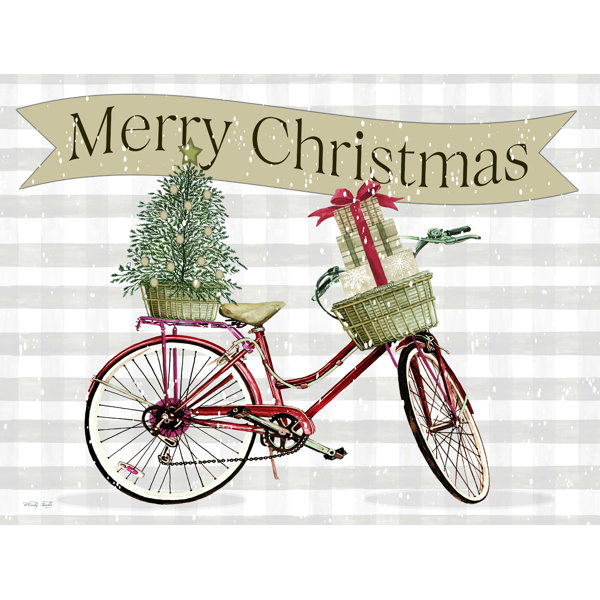 The Holiday Aisle® " Merry Christmas Bicycle II " | Wayfair