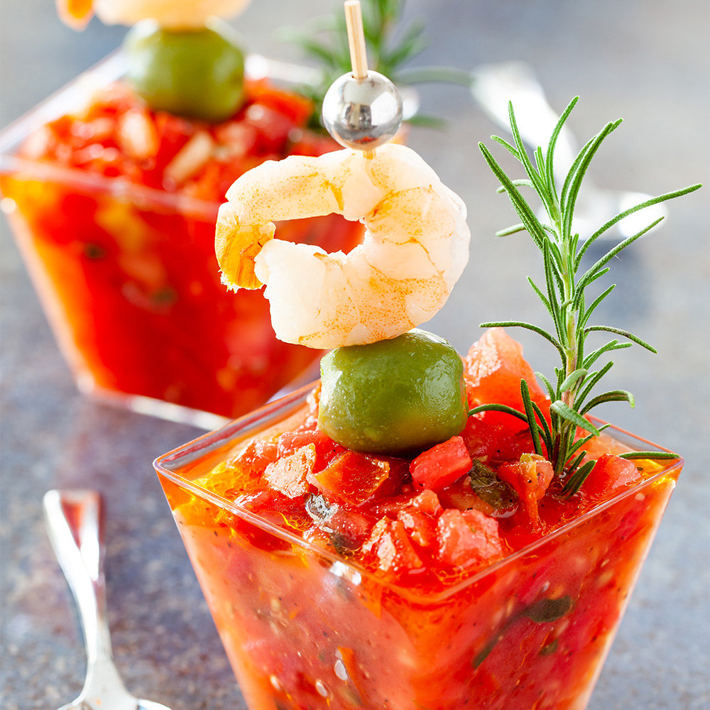 Restaurantware-4 Ounce Mini Kova Cups, 20 Square Small Appetizer Cups ...