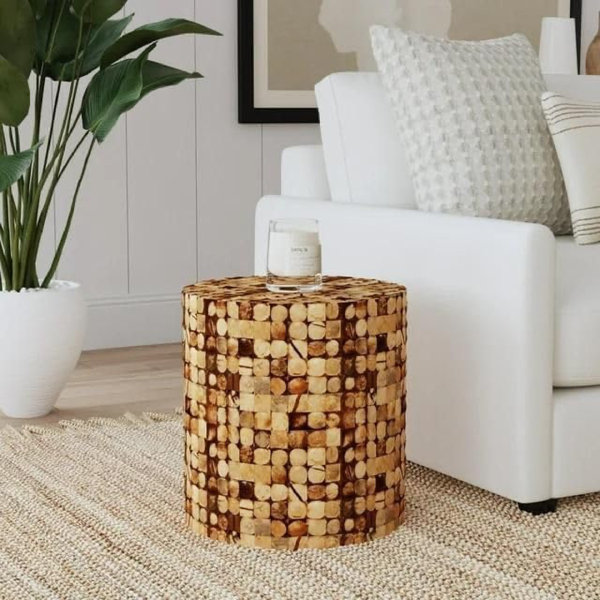 Brayden Studio® Real Shell Side Table | Wayfair