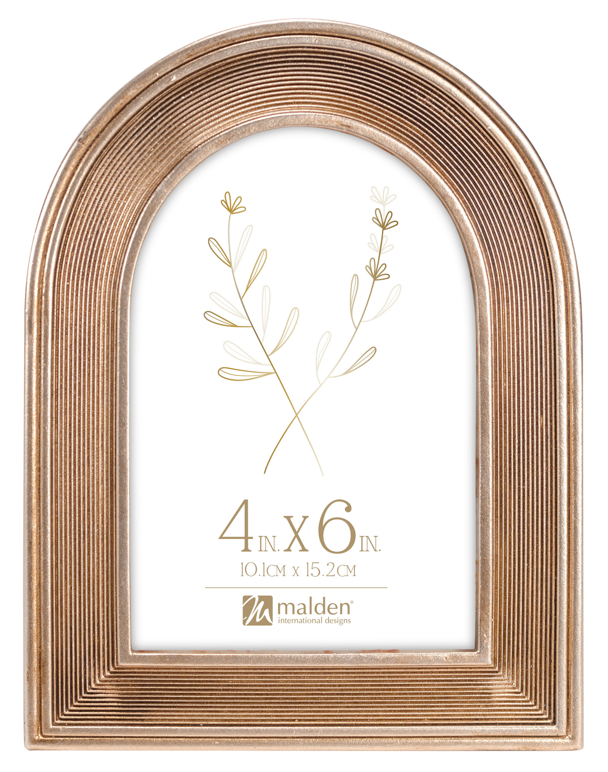 Malden 4X6 GOLD ARCH RESIN | Wayfair