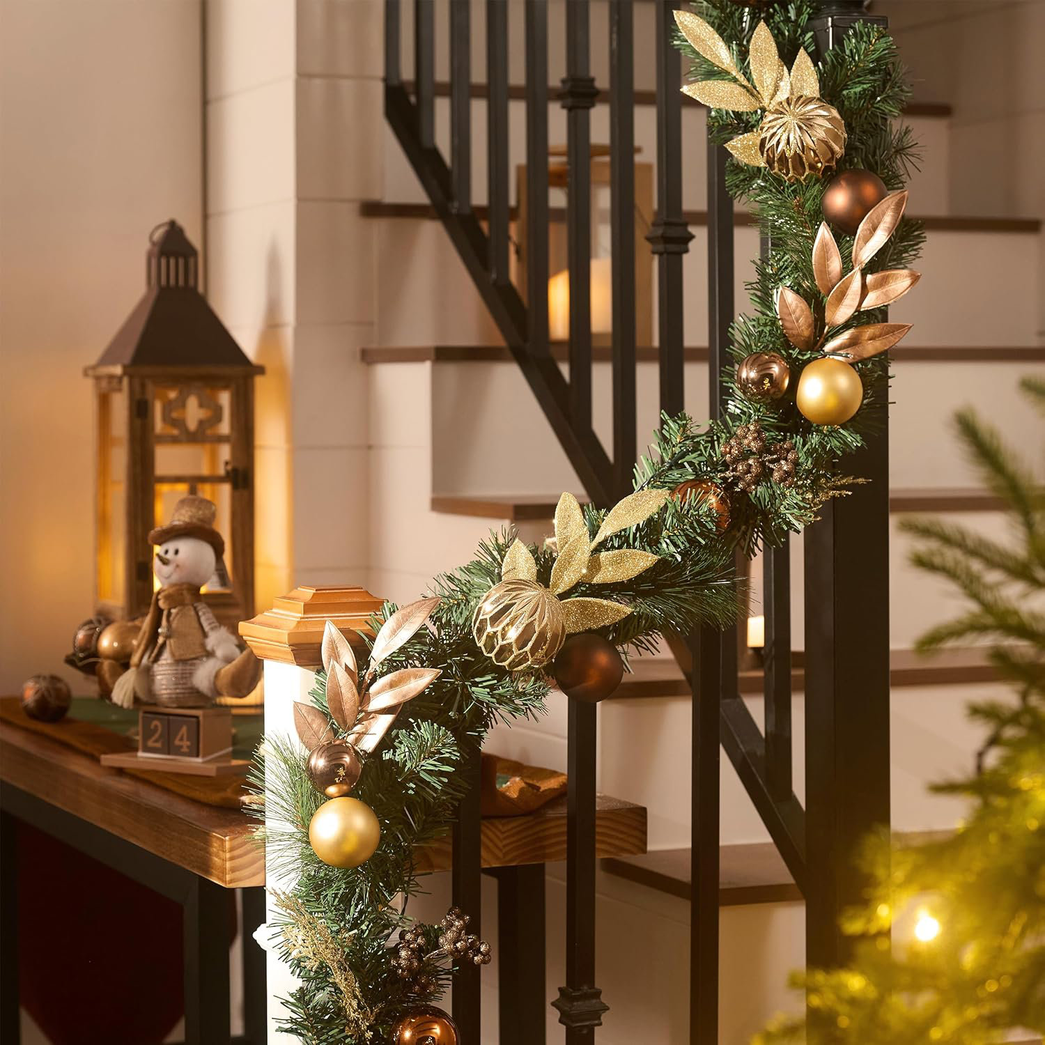Pre Lit Fall Garland