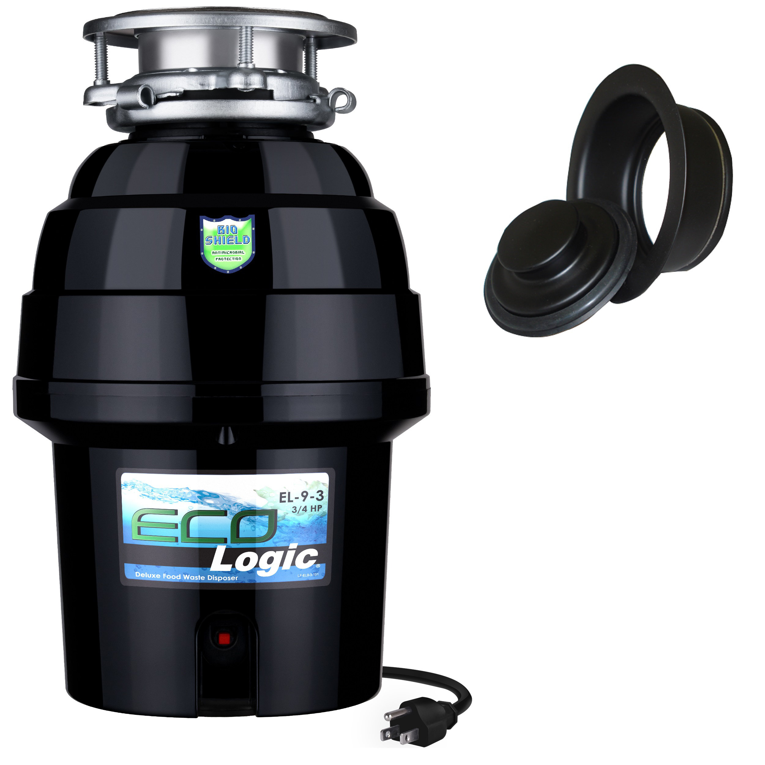 Eco Logic 3/4 HP Continuous Feed Garbage Disposal | Wayfair